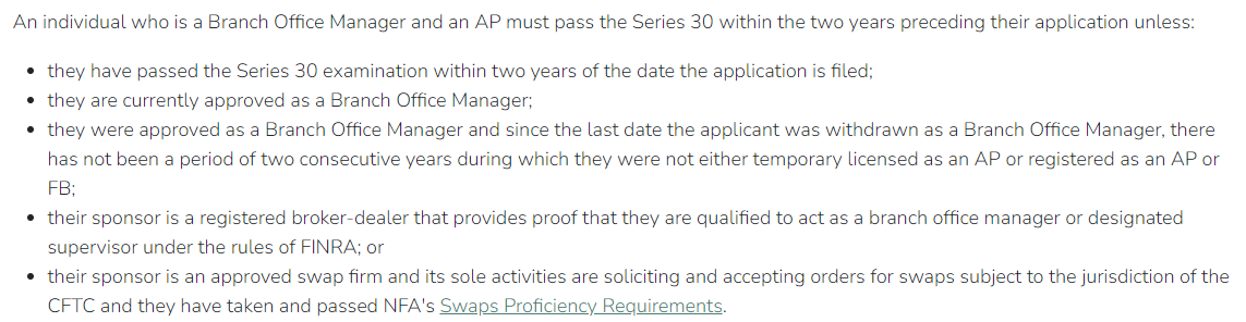 series 30 nfa branch manager exam complete study guide - Serdemy